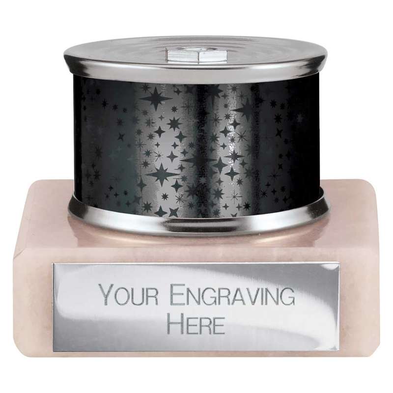 Superstars Tube Trophy Black - VB Trophies